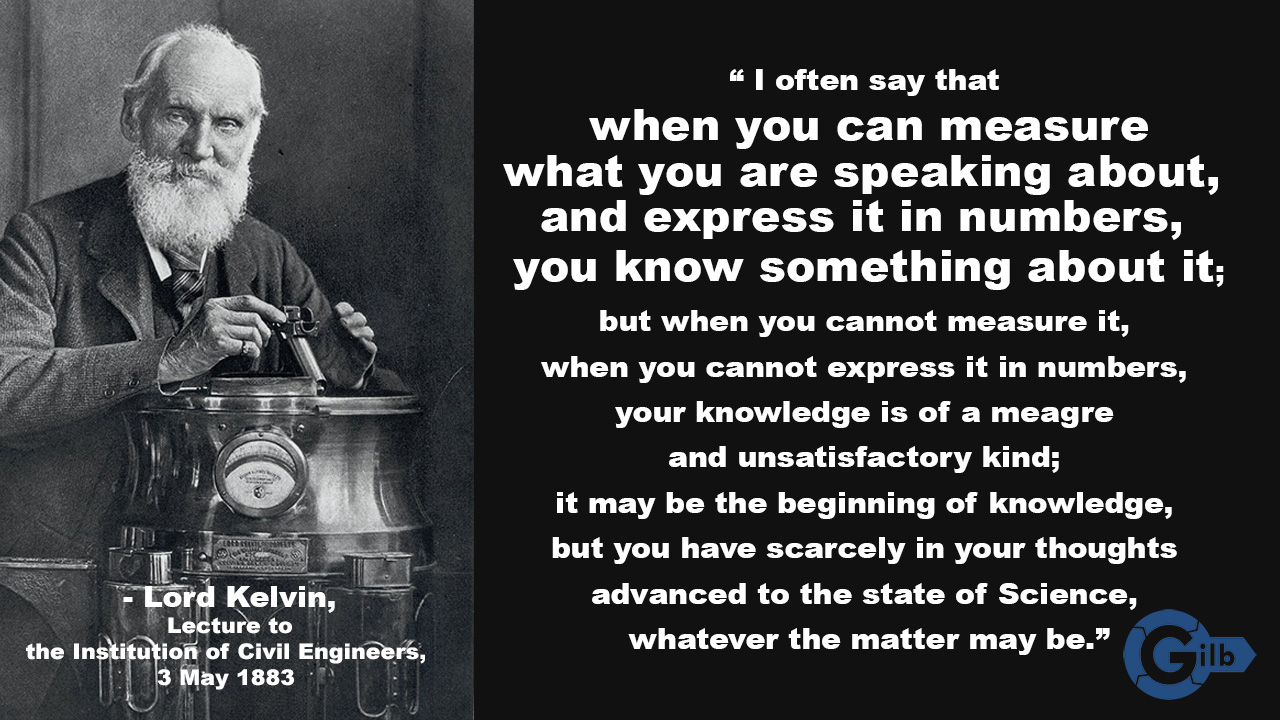 When you can Measure what you are speaking about, and Express it in ...