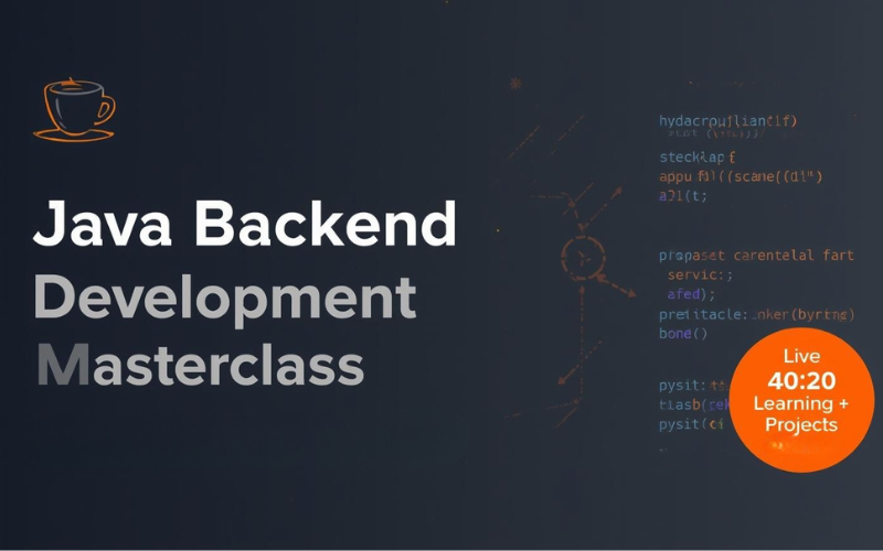 22 Sep | 02 PM | Java Back-End Development Masterclass